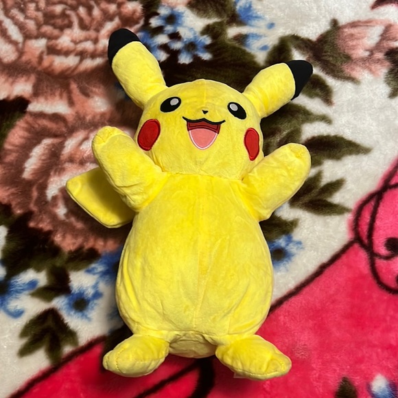 Pokemon | Toys | Pokemon Yellow Pikachu Push To Talk Plush 4 | Poshmark
